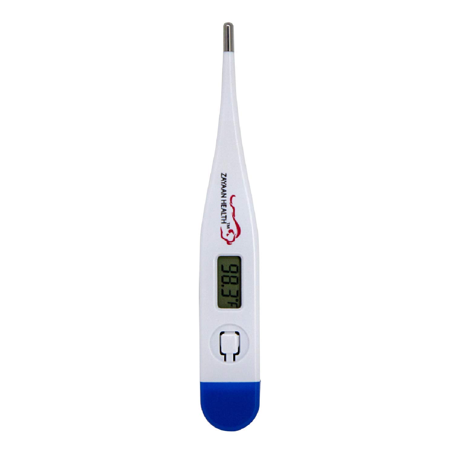 ZAYAAN HEALTH Classic Balance Digital Thermometer High Accuracy Fast Response Rigid Sensor Tip, Blue