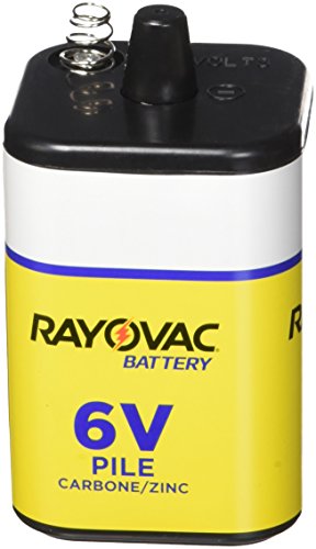 Rayovac 944-2R: 6-Volt Heavy Duty Lantern Battery with Spring Terminals - 2 Pack