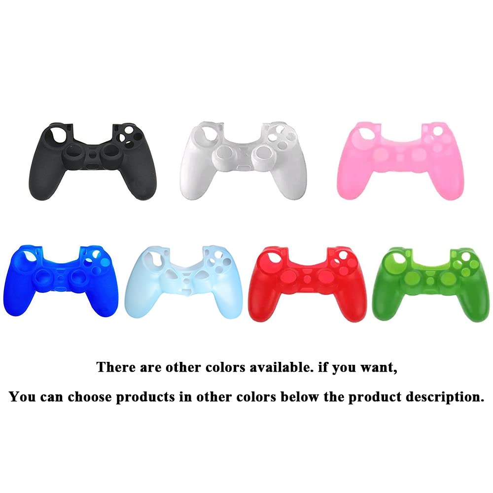 OSTENT Protective Silicone Gel Soft Case Cover Pouch Sleeve for Sony PlayStation 4 PS4 Controller Color Light Blue
