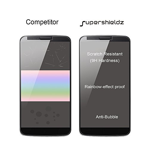 Supershieldz (2 Pack) Designed for Samsung Galaxy J7 V and Galaxy J7V (1st Gen SM-J727V) (Verizon) Tempered Glass Screen Protector, 0.33mm, Anti Scratch, Bubble Free