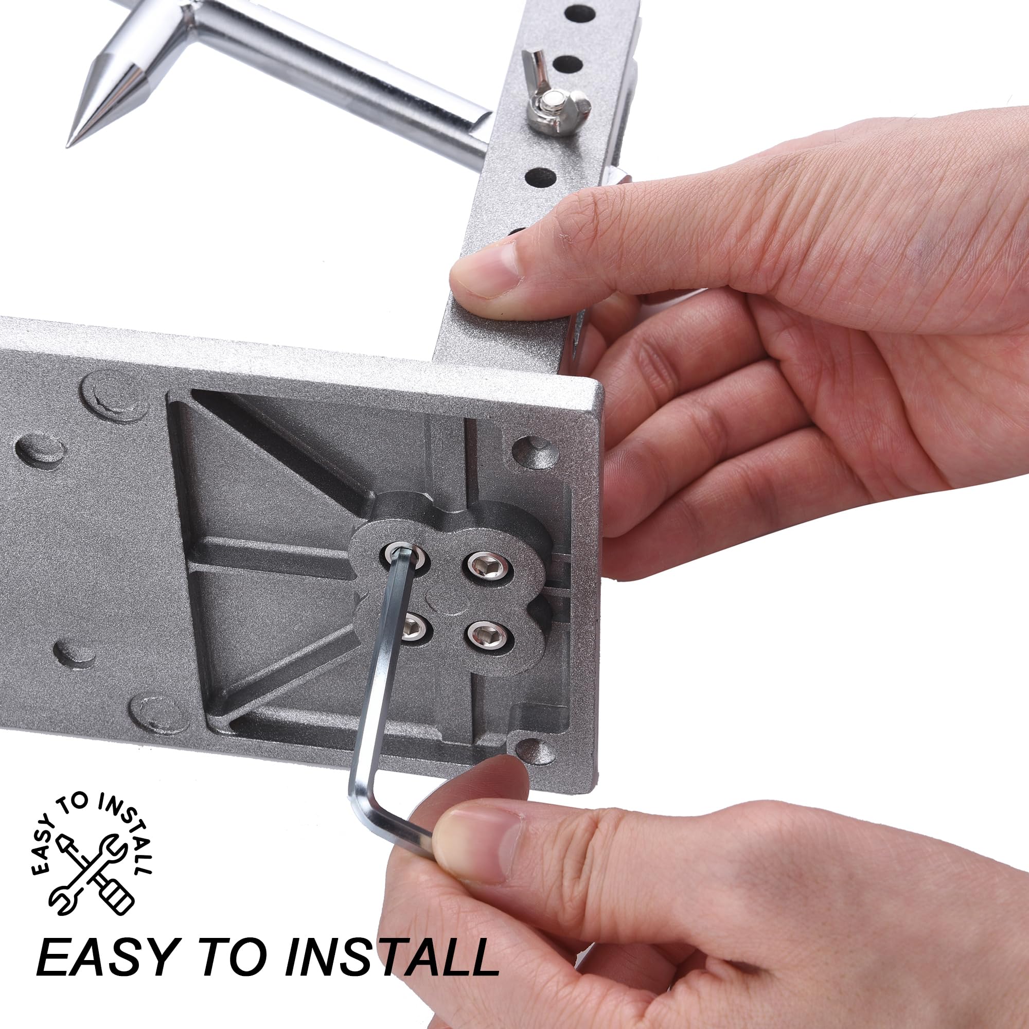 HILAZA Oyster Shucker Machine, Oyster Clam Shucking Tool Set Comercial Oyster Opener Kit