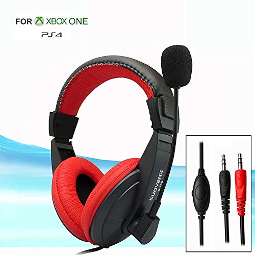 PS4 Xbox One PC +Mic Bass Stereo Gaming Headphones