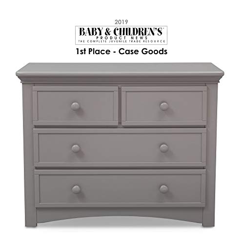 Serta 4 Drawer Dresser, Greenguard Gold Certified, Grey