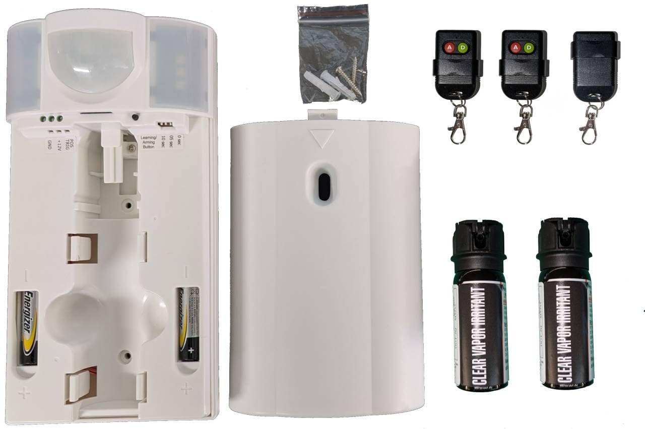 Robber Stopper Home Pepper Spray Alarm System