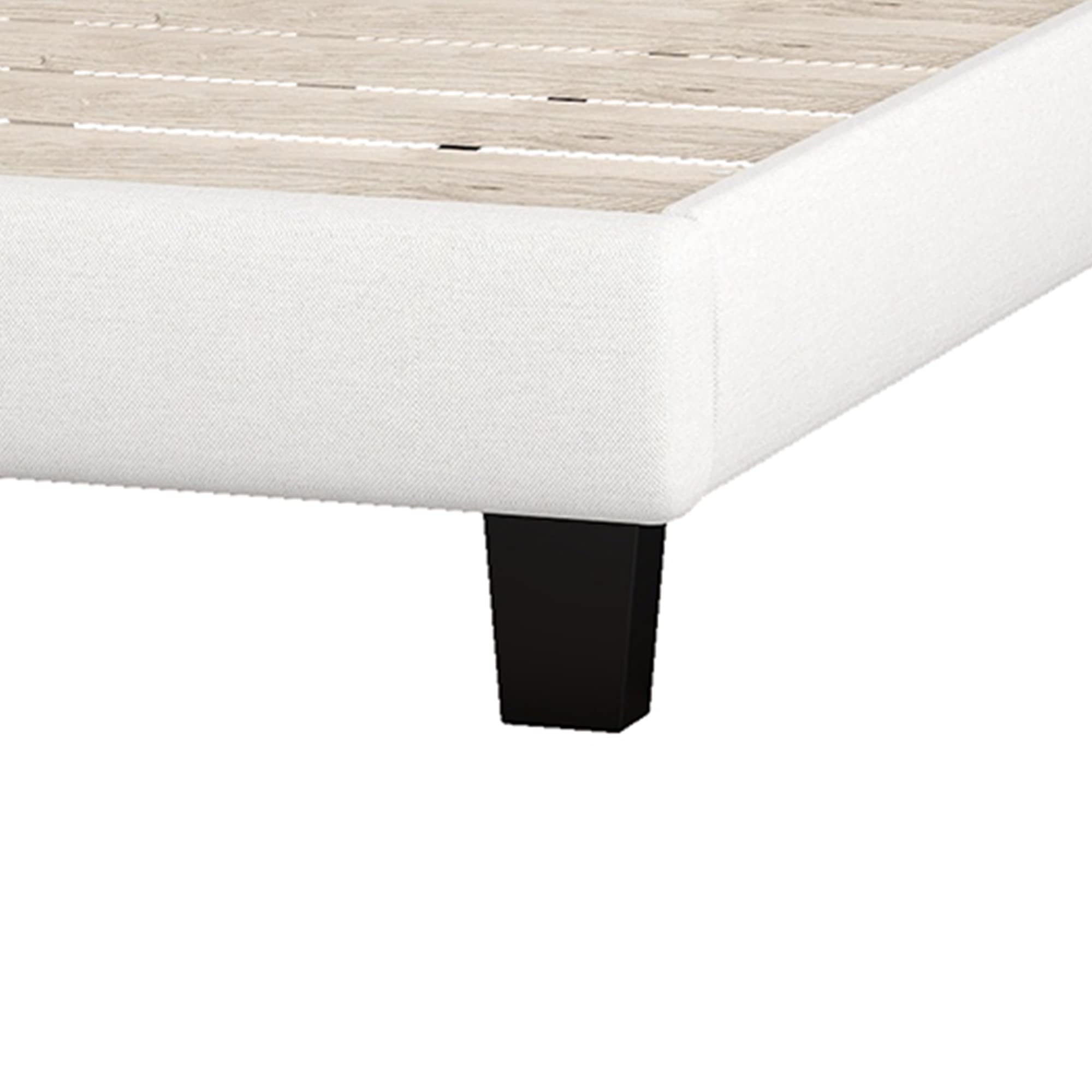 Queen Size Bed Frame, Modern Luxury upholstered Platform Bed with headboard, Heavy Duty Button Tufted Bed Frame, Wooden Slat Support, Easy to Assemble, no Need for Box Springs (Beige)