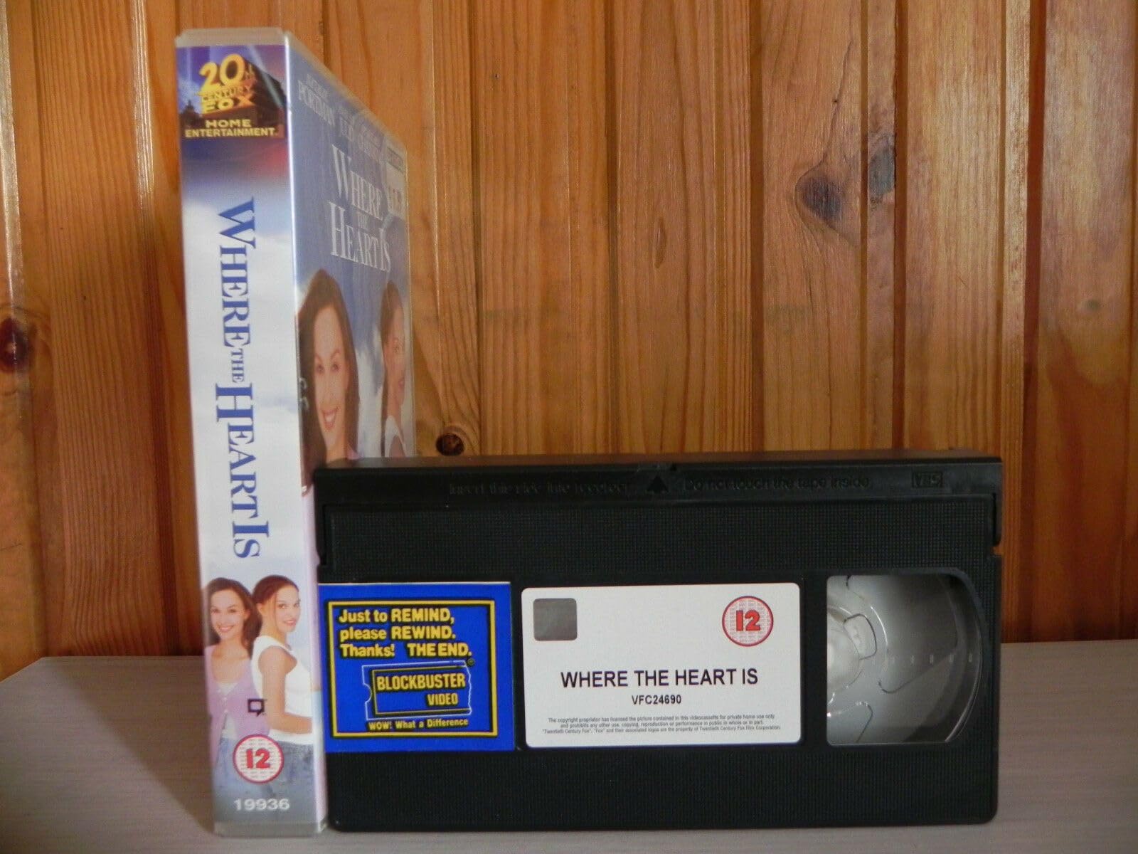 RUNYAO Where The Heart is - Natalie Portman - Large Box - Ex-Rental - Drama - VHS