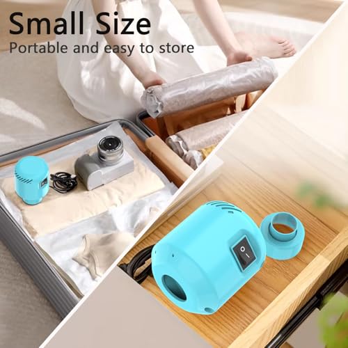 Vacuum Pump for Storage Bags,Electric Pump for Vacuum Storage Bags,55W Space Saver Vacuum Storage Bag Pump for Compression Clothing, Portable Vacuum Pump for Various Vacuum Sealer Bag