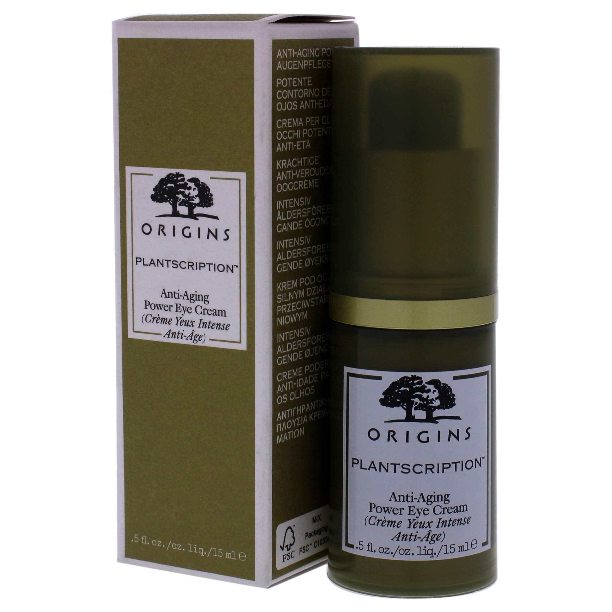 Origins Plantscription Anti-Aging Eye Cream, 0.5 Fl Oz