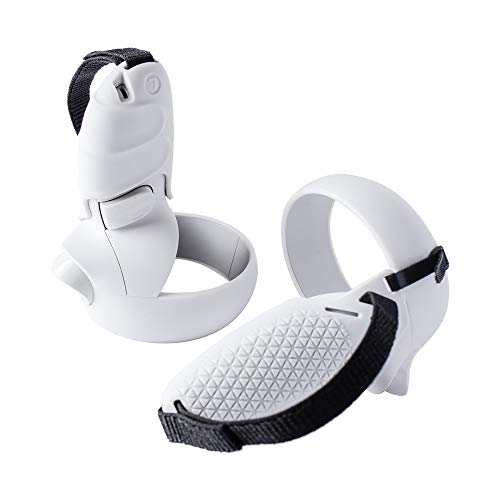Five Piece Sets VR Face Interface and Touch Controller Grip Cover Compatible for Quest 2