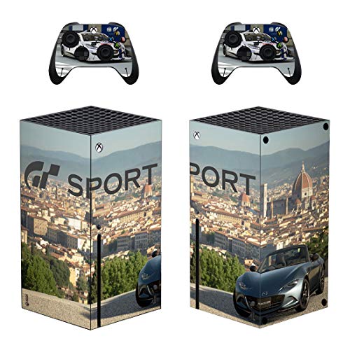 X-box-Series-X Console and 2 Controllers Skin Set - Racing Car – X-box-Series-X Vinyl (only fit X-box-Series-X )
