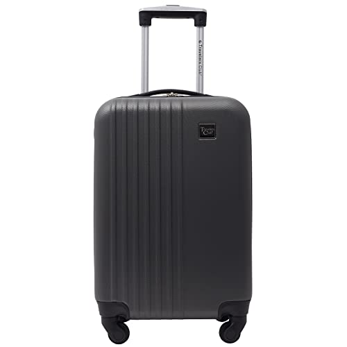 Travelers Club Cosmo Hardside Spinner Luggage, Charcoal Grey, Carry-On 20-Inch