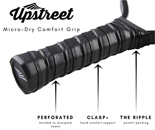 Upstreet Graphite Pickleball Paddle Set of 2 | Pickle Paddle Pickleball Set | Pickleball Rackets Include Padded Cover, Lightweight Honeycomb Composite Pickleball Paddles for Women & Men, Paddle Racket