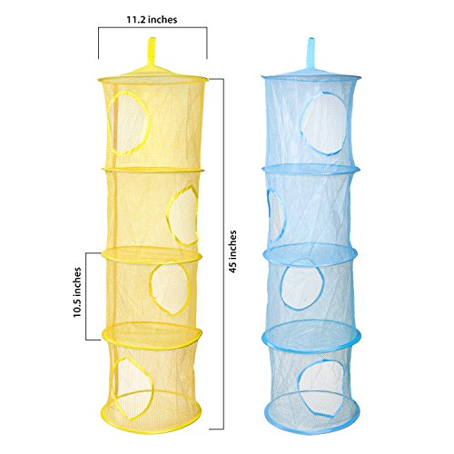 S&T INC. S & T Nursery-Hanging-Organizers, Yellow