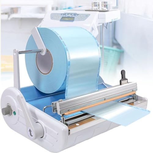 Professional Dental Sealer, Medical Bag Sealer, 6 Adjustable Temperature Levels, Maximum Sealing Width 25 Cm, Suitable for Hospitals, Clinics