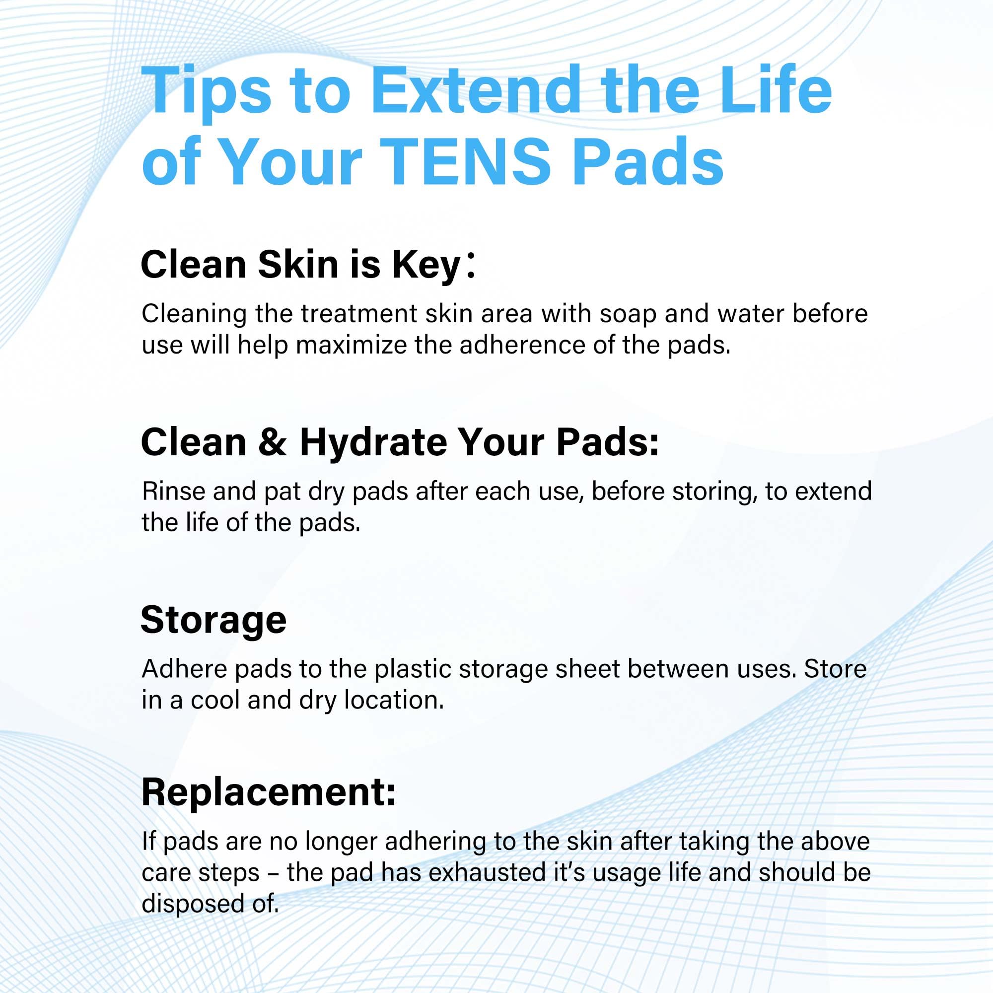 LotFancy TENS Unit Electrode Pads 2βx2β, 20 Pcs TENS Replacement Pads for Electrotherapy, Self-Adhesive TENS Pads for EMS Muscle Stimulation Machine, Reusable, Latex-Free