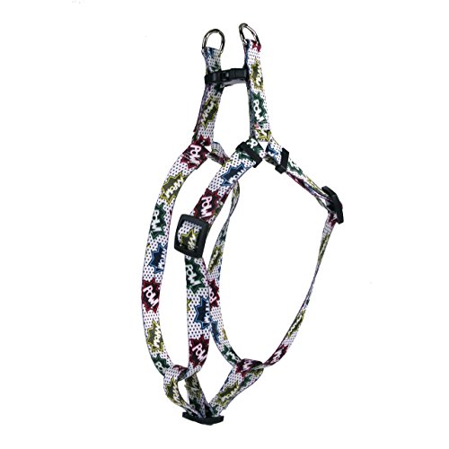 Yellow Dog Design Action Caption Step-in Dog Harness 1" Wide and Fits Chest Circumference of 25 to 40", Large