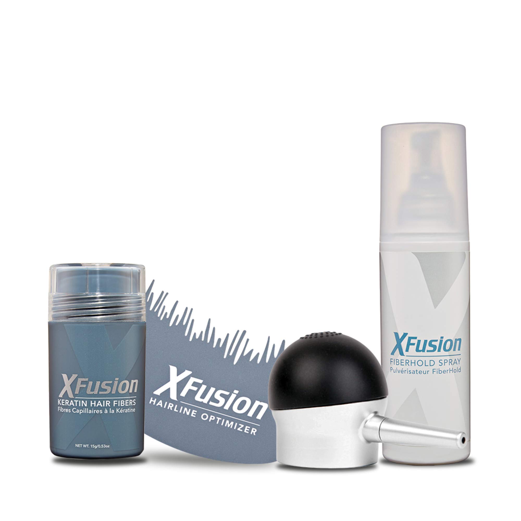 XFusion Keratin Hair Fibers - Medium Brown (3g Travel Size)