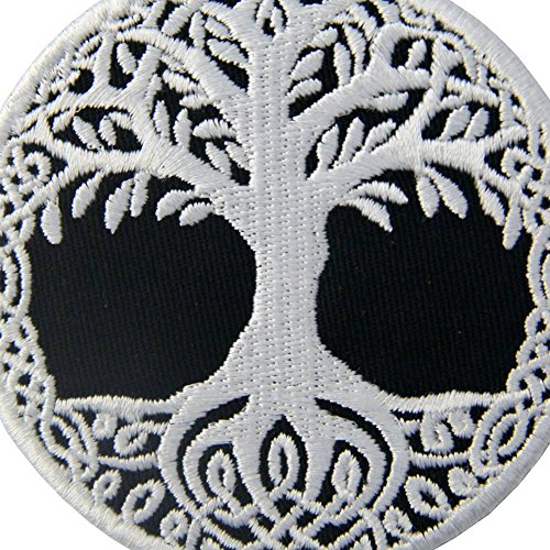 Yggdrasil The Tree of Life in Norse Patch Embroidered Badge Iron On Sew On Emblem