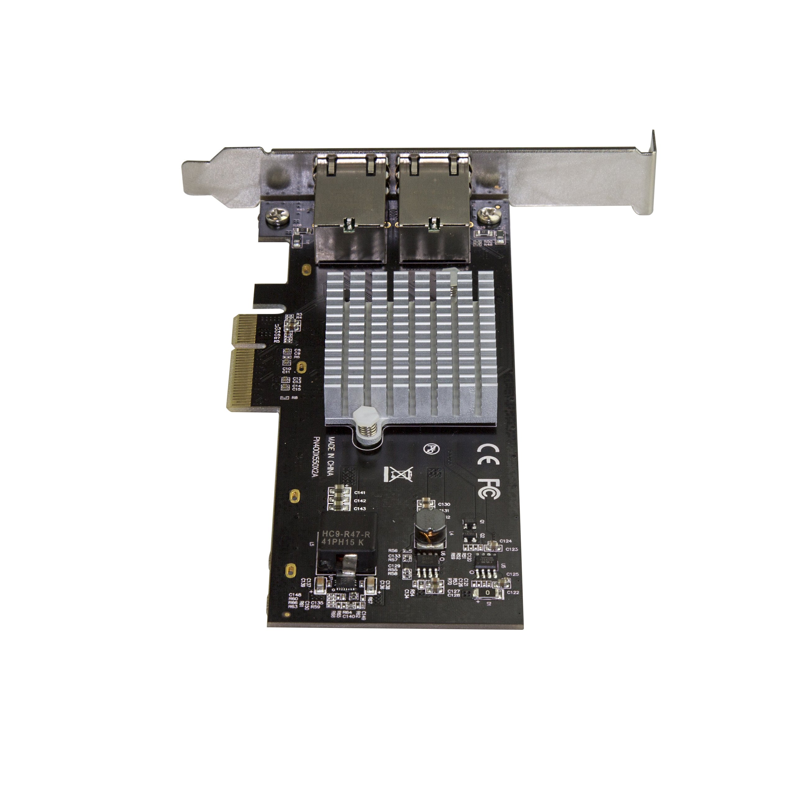 StarTech.com Dual Port 10G PCIe Network Adapter Card - Intel-X550AT 10GBASE-T & NBASE-T PCI Express Network Interface Adapter 10/5/2.5/1GbE Multi Gigabit Ethernet 5 Speed NIC LAN Card (ST10GPEXNDPI)