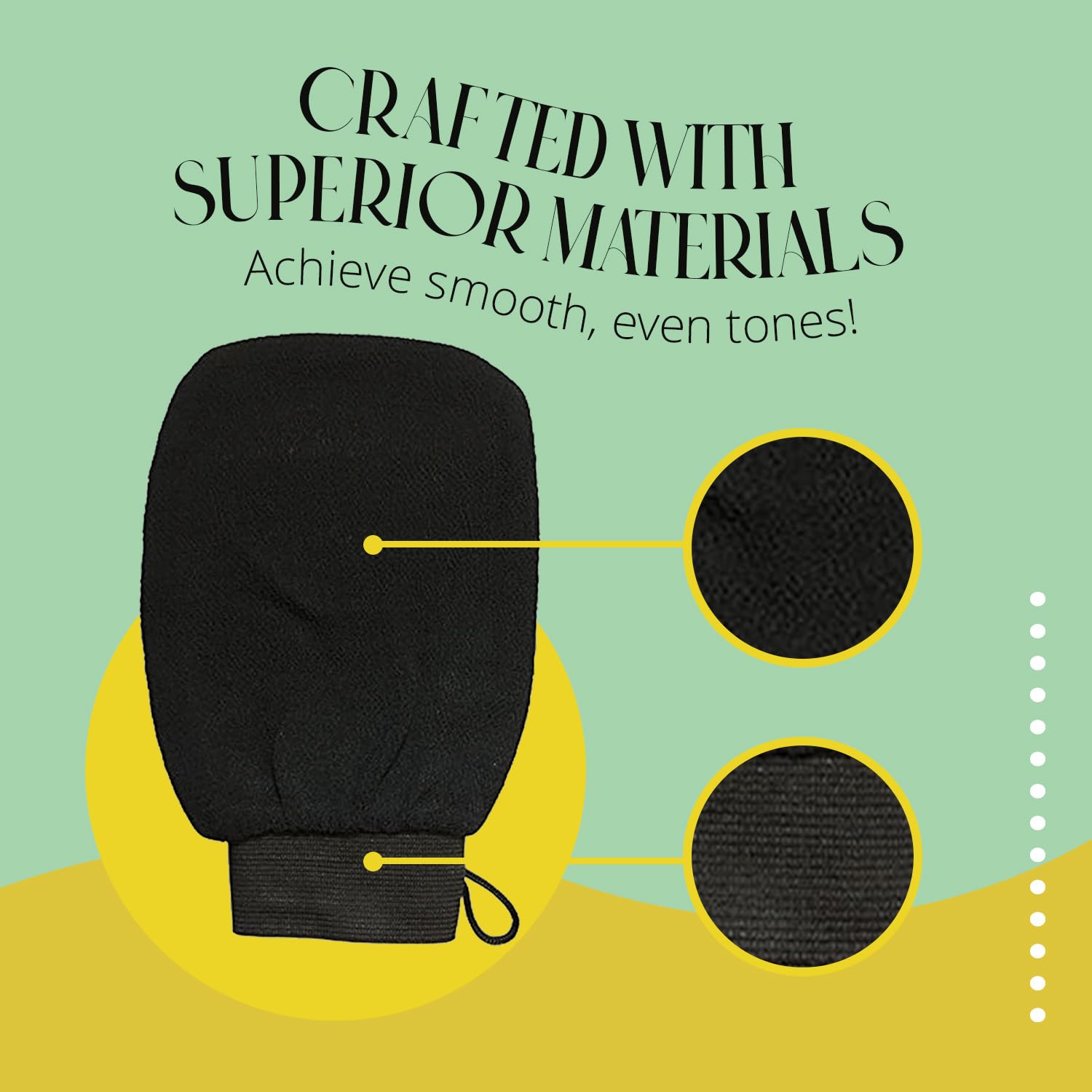 Skinerals Premium Exfoliating Mitt, Exfoliator Glove & Self Tanner Prep, Body Exfoliator Scrubber for Ultimate Smoothness