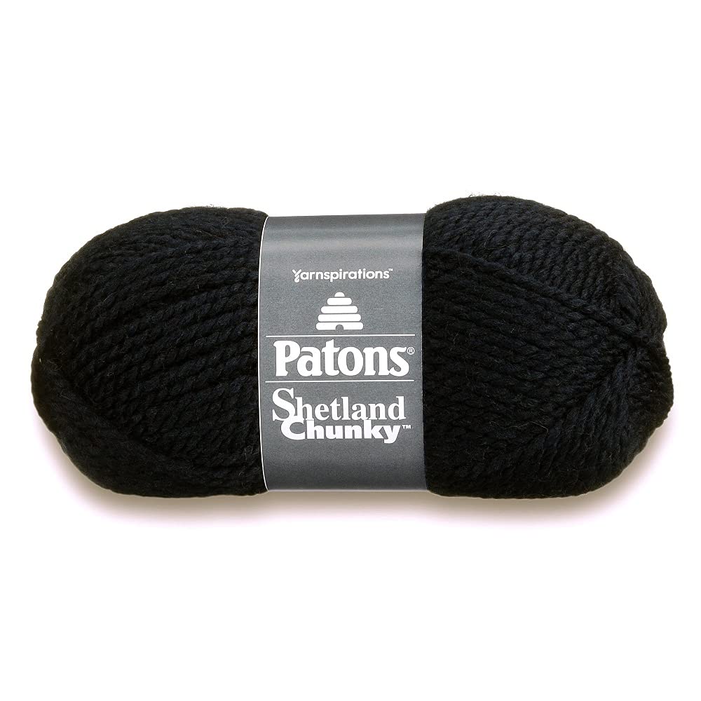 Patons Shetland Chunky Yarn Black