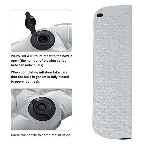 ATEPA Ultralight Sleeping Pad - Waterproof and Durable Camping Mat Sleeping Mat for Comfortable Camping, Hiking, and Backpacking | Compact Air Mattress for Travel and Outdoor Trips