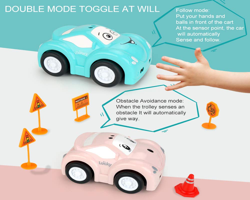 XINGXING Children Magic Hands Control Intelligent Induction Music Follow The Car, Intelligence Development Emotional Hands-On Brain Car Toys, Kids Toys Age 3+