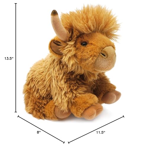 TigerHart Henley The Highland Cow - 11 Inch Stuffed Animal Plush (Classic Edition)