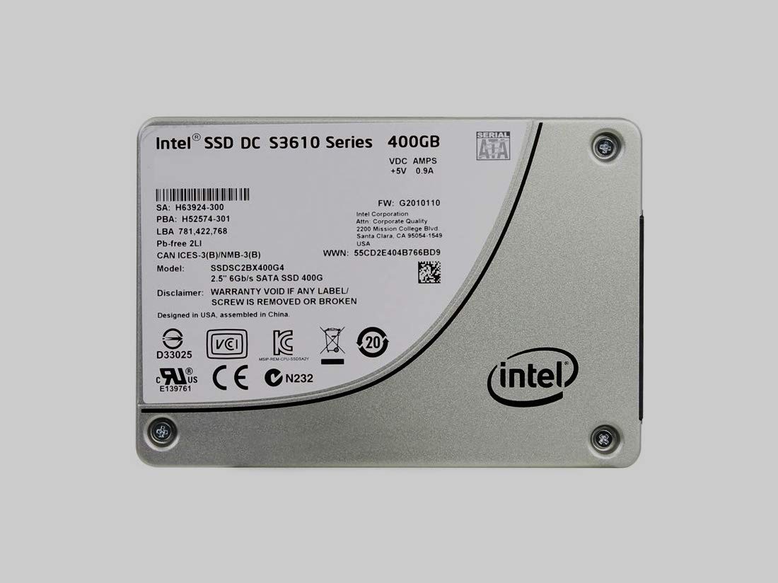 Intel SSDSC2BX400G4 S3610 Series 400 GB 2.5 7MM 20NM
