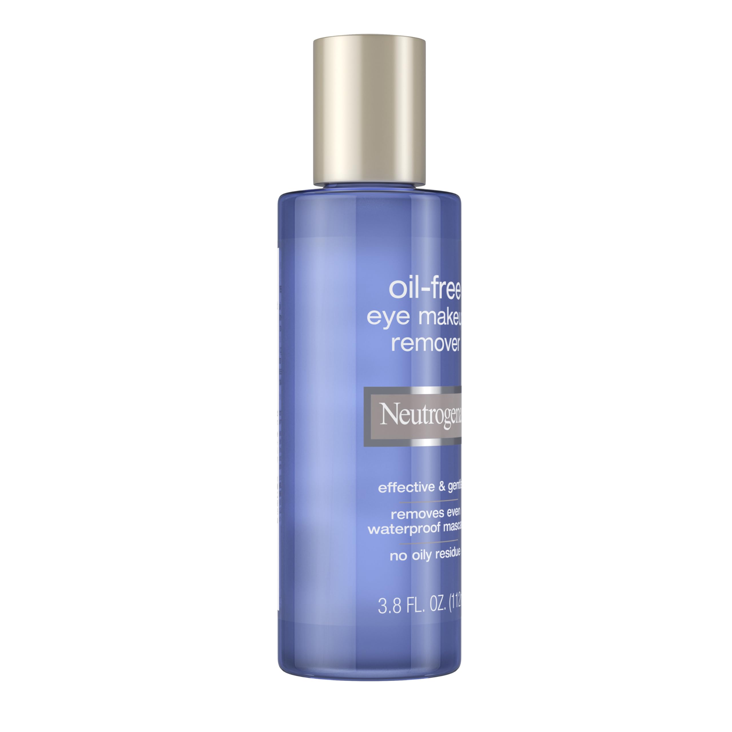 Neutrogena Gentle Oil-Free Eye Makeup Remover & Cleanser for Sensitive Eyes, Non-Greasy Makeup Remover, Waterproof Mascara Remover, Dermatologist & Ophthalmologist Tested, 3.8 fl. oz