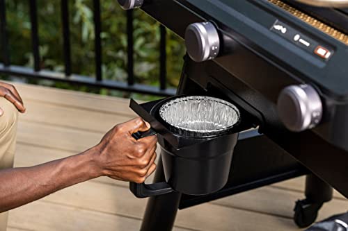 Traeger Grills BAC608 EZ-Clean Grease & Ash Keg 5 Pack Drip Bucket Liner, Aluminum