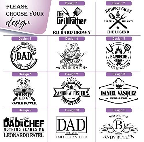 Tayfus Personalized Cutting Boards for Men - Customized Wood Meat Boards for Grill Masters - Unique Custom Gift Ideas for Father's Day, Christmas, Birthday, Anniversary for Men, Dad, Grandpa and Him