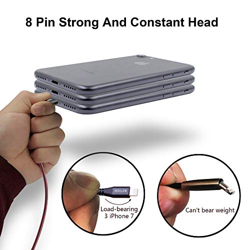 Short Lightning Cable 2Pack 7Inch USB Charging Cord for Apple iPhone Charger 14/13/12 Pro/11/Xs Max/Xr/X/8/7/6/6s Plus/SE/5c/5s/5 iPad Air/Mini