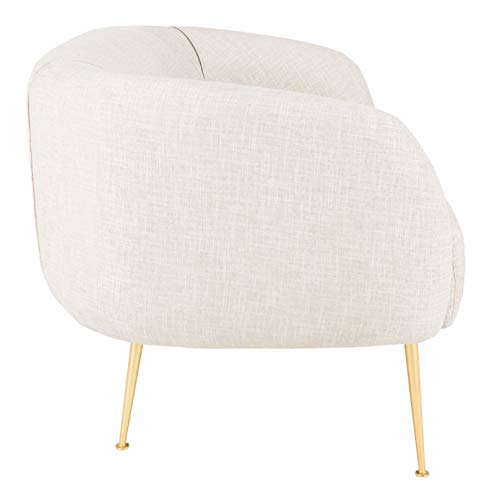 Safavieh Couture Collection Alena Glam Oatmeal Loveseat