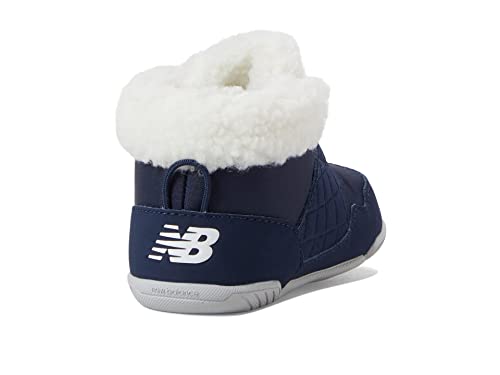 New Balance Baby Boys New-B Boot V1 Hook and Loop Sneaker, Natural Indigo/Rain Cloud/Sea Salt, 4 Wide Infant