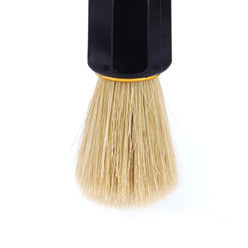 Beomeen Shaving Brush 2 Pack, Hair Shave Brushes with Handle for Men, Professional Hair Salon Tool Gifts