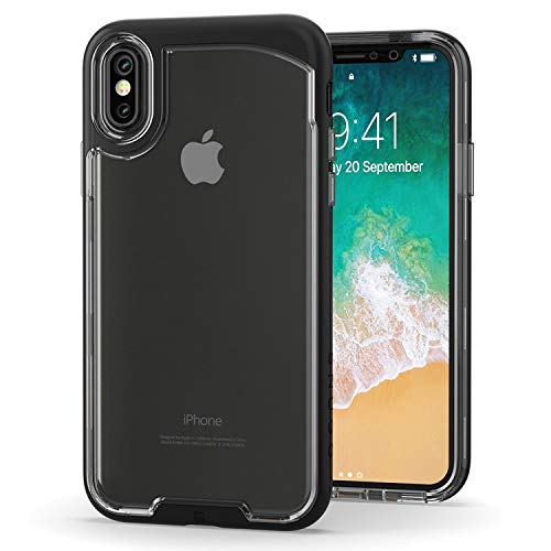 Snugg iPhone Xs (2018) / iPhone X (2017) Case, [Vision Series ] Apple iPhone Xs/iPhone X Case Clear [ Grey ] Ultra Thin Lightweight Protective Bumper Cover for iPhone Xs/iPhone X