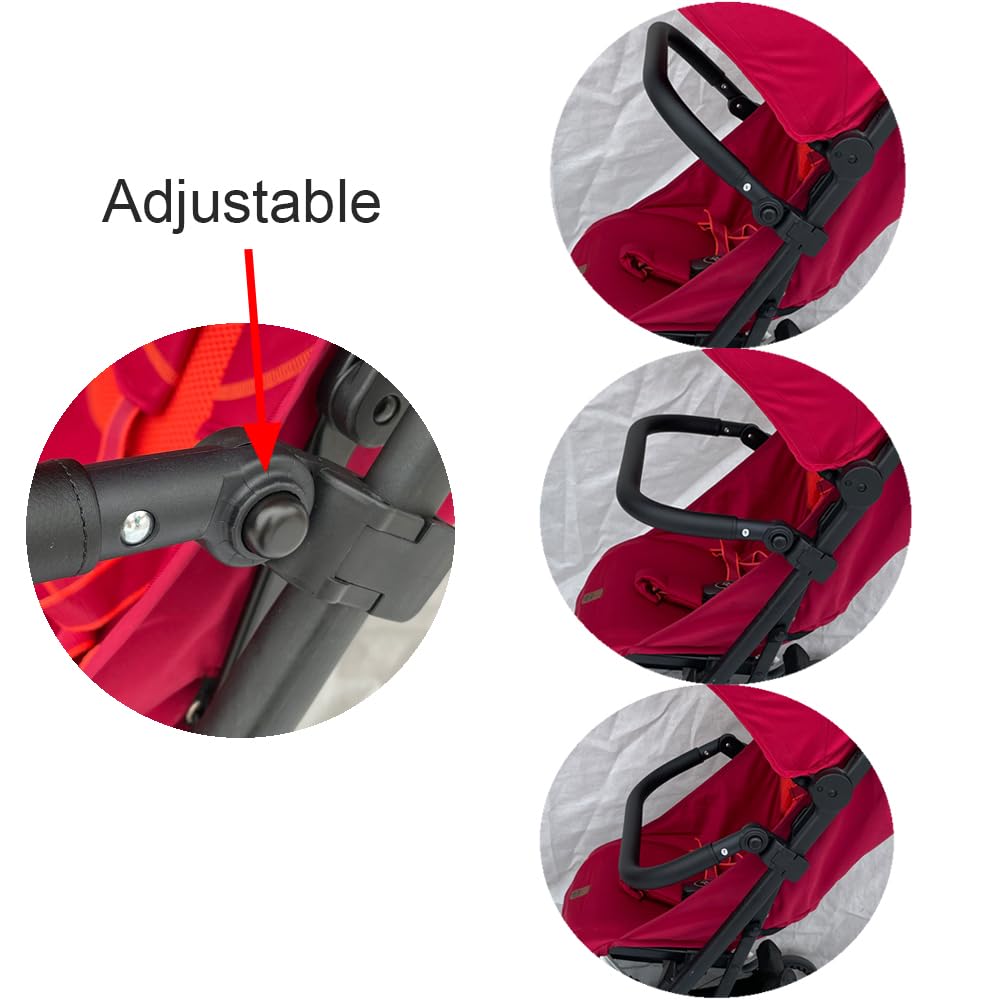 Stroller Accessories Anti-Scratch Bumper Bars Compatible with GB Pockit+ All City Travel Strollers, ALFLD-2, 1.0 Count