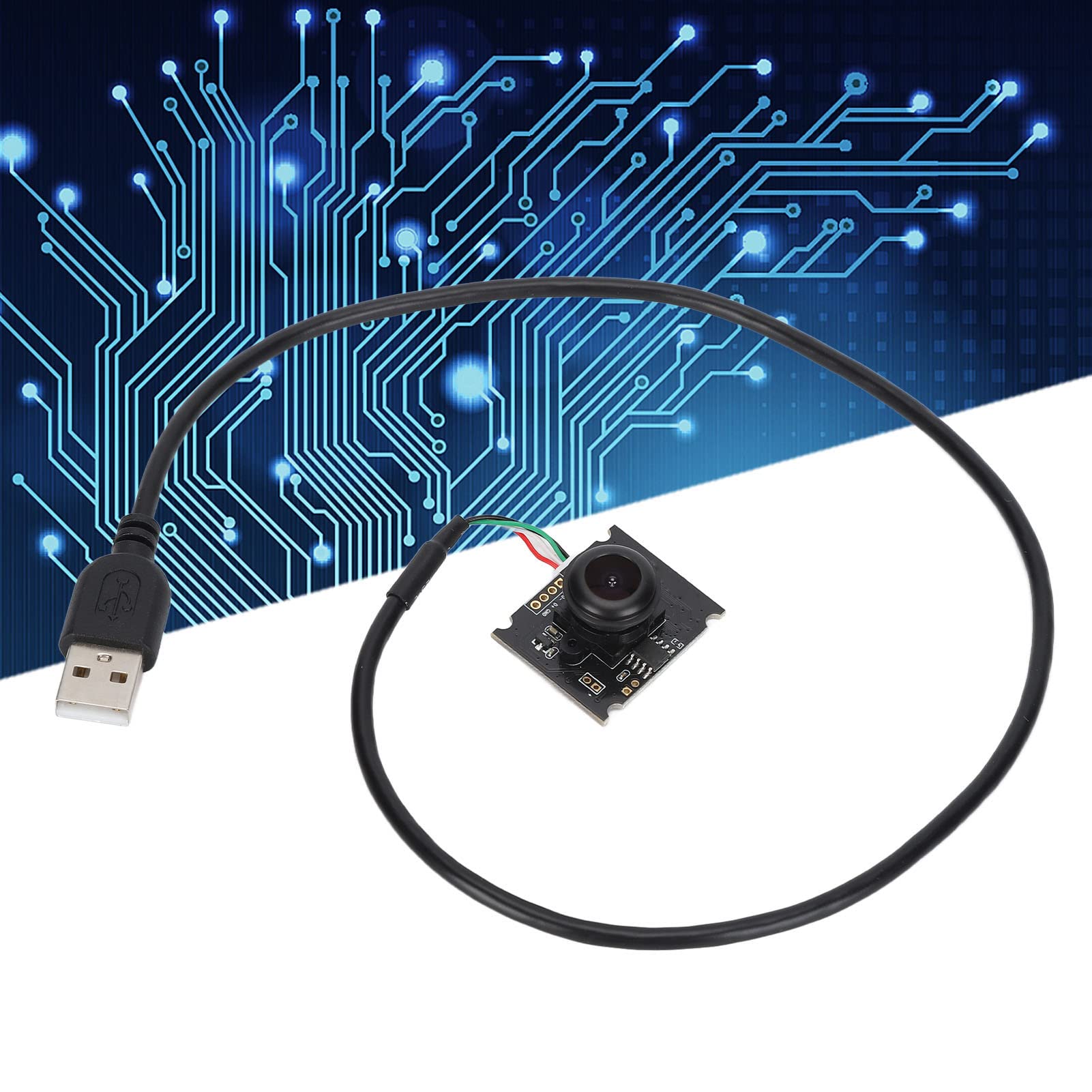 Camera Module, Mini USB2.0 Webcam Board Tiny Drive Free for OS X for Advertising Machines