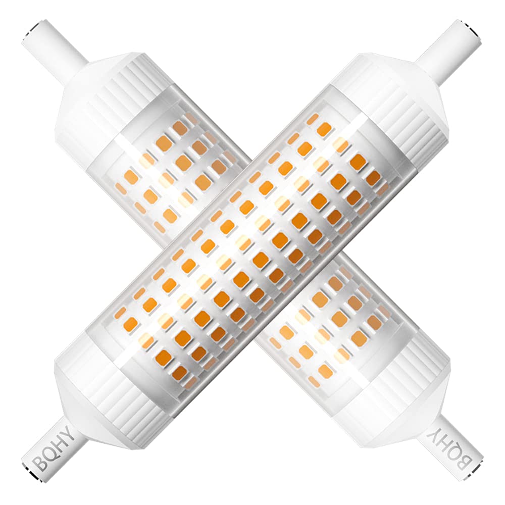 R7s LED 118mm, R7S 118mm LED Lamp, 20W J Type 118mm Dimmable Light Bulbs, 150W Halogen Bulb Equivalent for Flood Light Security Light, 2200LM, Warm White 3000K (2-Pack)