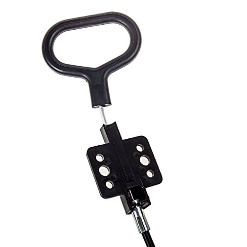 STARVAST Sofa Recliner Cables, 2Pcs Couch Release Cables Replacement D Ring Couch Recliner Pull Handle, Hook Exposed Cable Length (4.75") Total Length 36.5 Inch