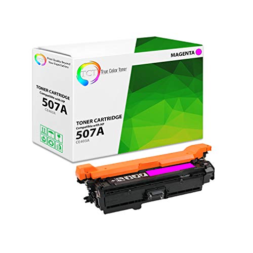 TCT Premium Compatible Toner Cartridge Replacement for HP 507X 507A CE400X CE401A CE402A CE403A Works with HP Laserjet Enterprise M551 M575 Printers (Black, Cyan, Magenta, Yellow) - 4 Pack