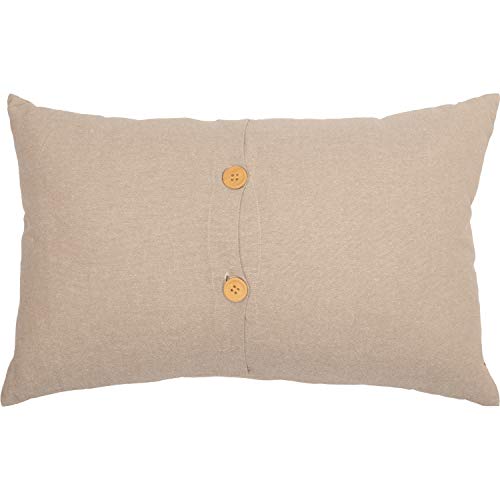 VHC Brands Sawyer Mill Red Farmhouse Living Pillow Bedding Accessory, 14x22