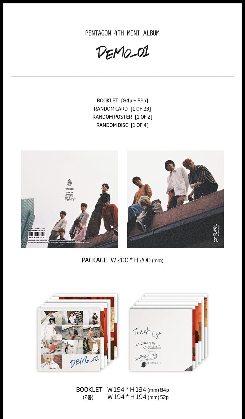 PENTAGON - DEMO_01 (4th Mini Album) CD