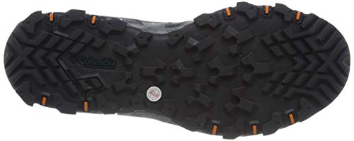 Columbia Women's High Rise Hiking Shoe, Ti Grey Steel Deep Wave, 9