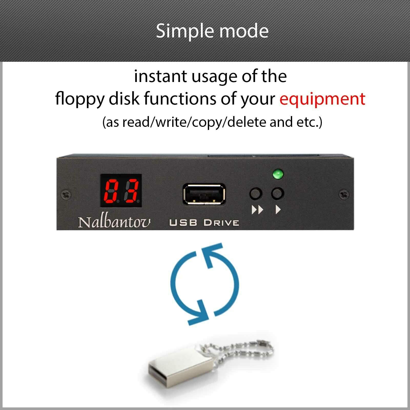 USB Floppy Disk Drive Emulator N-Drive 100 for Yamaha Clavinova CVP 103/105/107/109/600/700