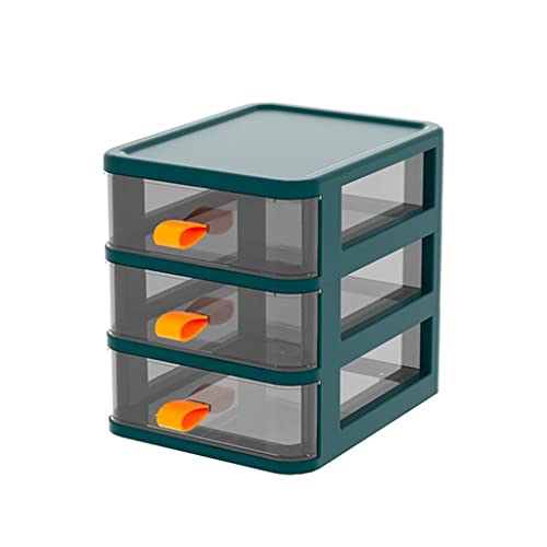 ZSEDP Storage Boxes Multi-Layer Space Saving Strong Loading Large Capacity Practical Desktop Storage Drawer for Bedroom (Size : 3 Layers)