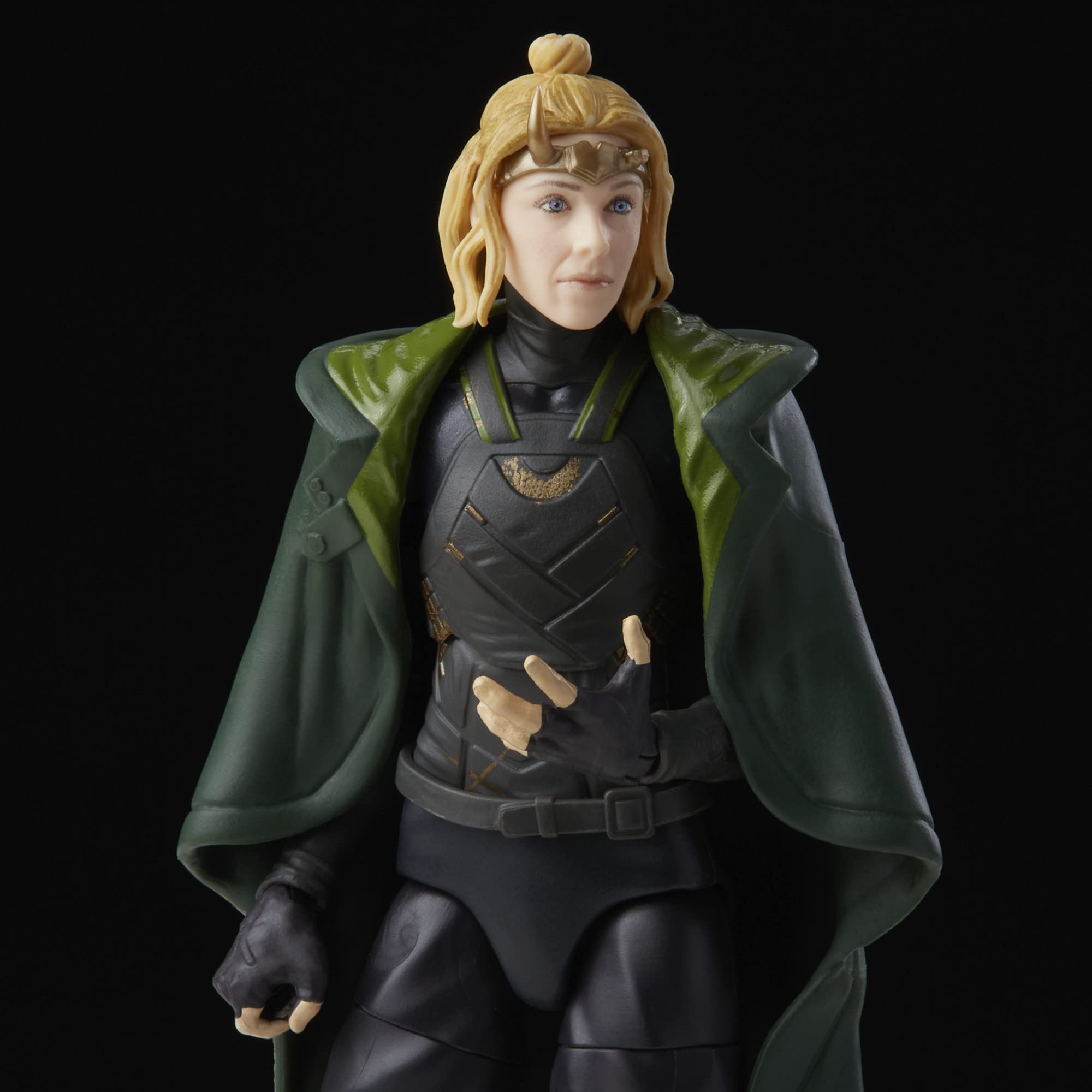 Marvel Legends Series 6-inch Scale Action Figure Toy Marvel’s Sylvie, Premium Design, 1 Figure, 3 Accessories, and 1 Build-a-Figure Part