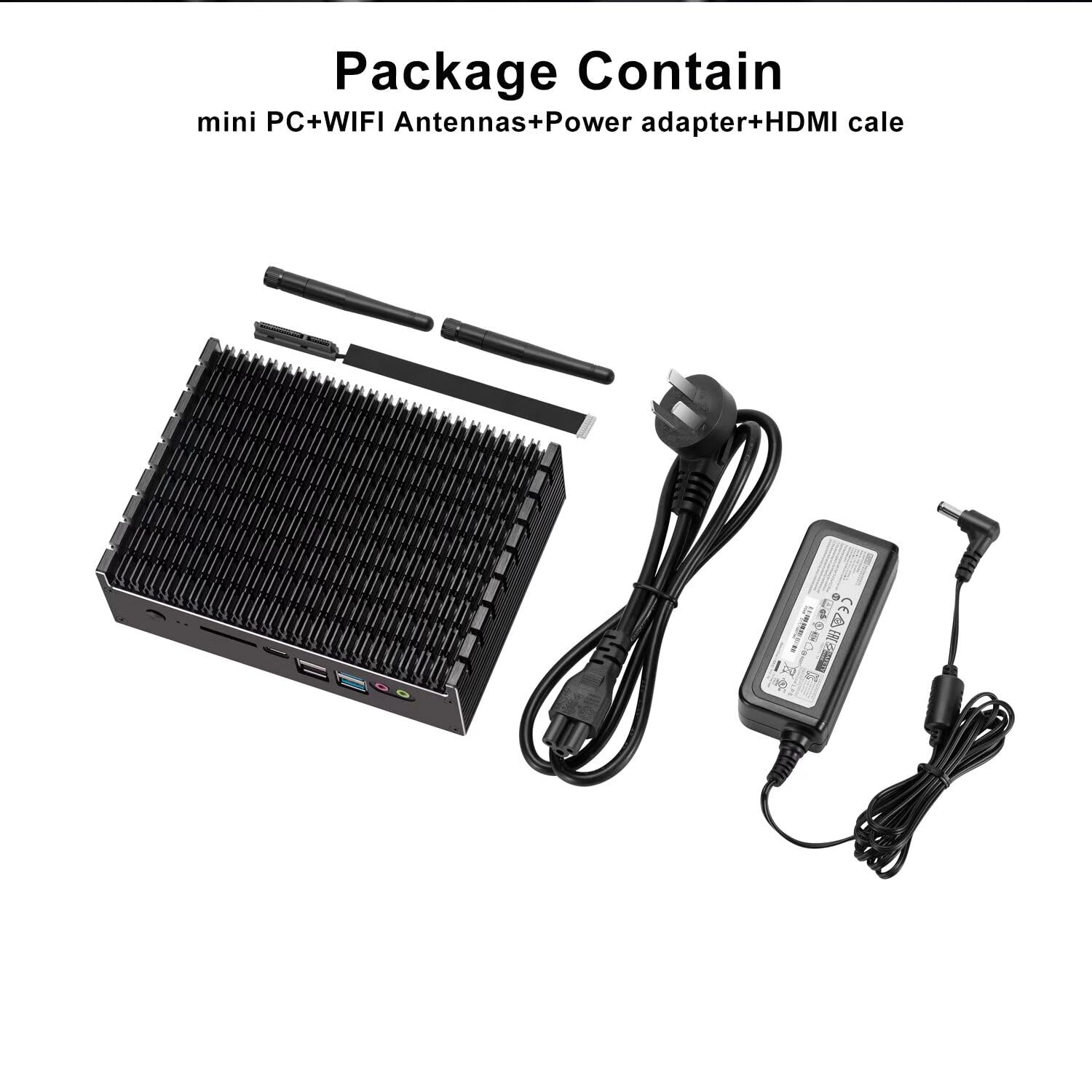 VENOEN Fanless Mini PC 6 Core i7 10710U with Win 11,Dual LAN Silent Portable Computer,HD 2.0/DP 4K Display,RS232 COM,USB-C,WiFi,BT 5.1,16GB DDR4 512GB M.2 SSD