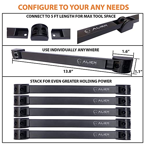 The Cosmic tool organizers and storage rack system β Magnetic tool holder 5 Pack, Mop and broom holder 3 Pack and Power tool organizer to take care of your garage organization needs